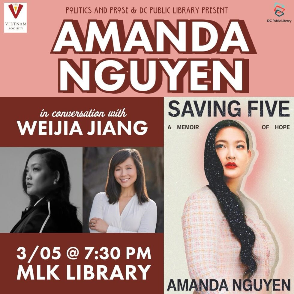 Amanda Nguyen – Saving Five: An Author Talk | Vietnam Society